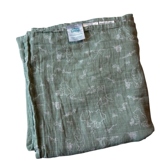 aden + anais | Other | Aden Anais Disney Cotton Muslin Sage Green White ...